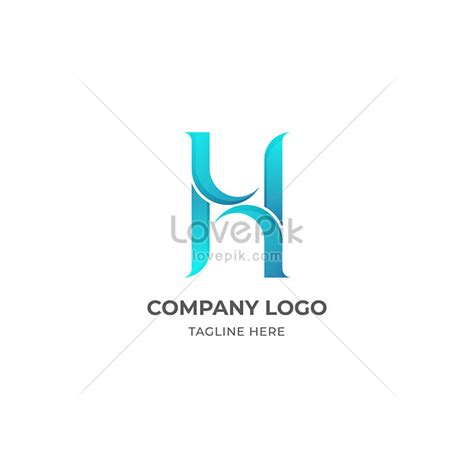 알파벳 H 로고 일러스트 무료 다운로드 Lovepik