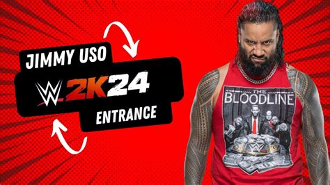 WWE 2K24 Jimmy Uso Entrance YouTube