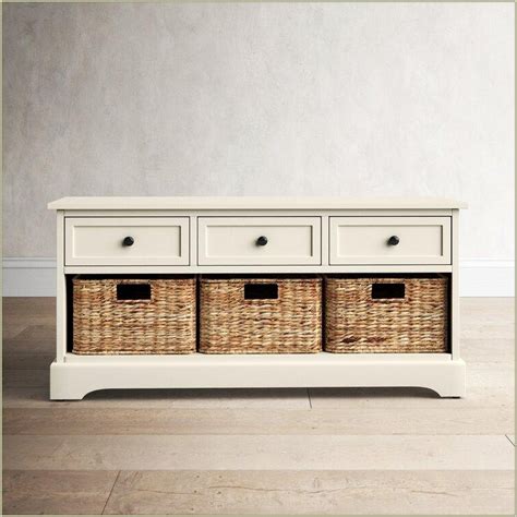 Wooden Cherry Storage Cabinet With Baskets Cabinets Home Design