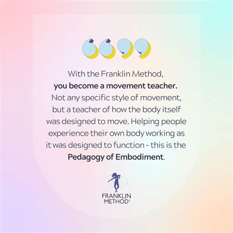 Teacher Training Level Online Franklin Method