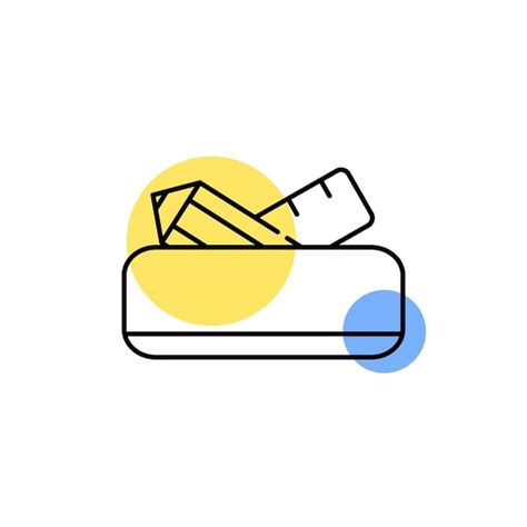 Premium Vector Pencil Ruler Icon