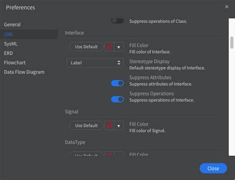 Star Uml Interface