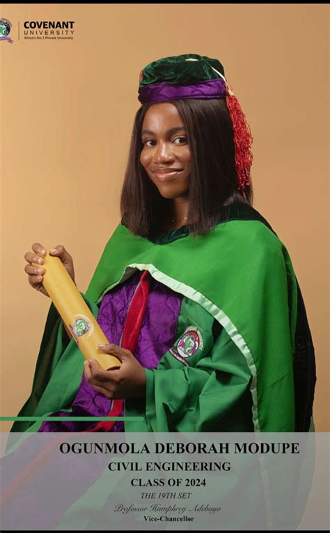 Ogunmola Deborah On Linkedin Covenantuniversity Firstclassgraduate