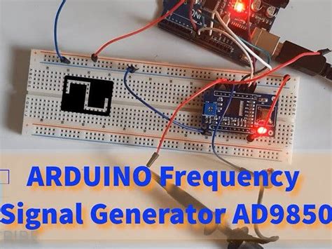 how to use arduino dds frequency signal generator ad9850