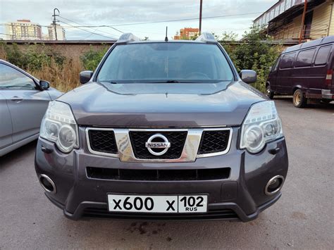 Номера без флага, жирный шрифт — Nissan X-Trail II (t31), 2 л, 2013 ...