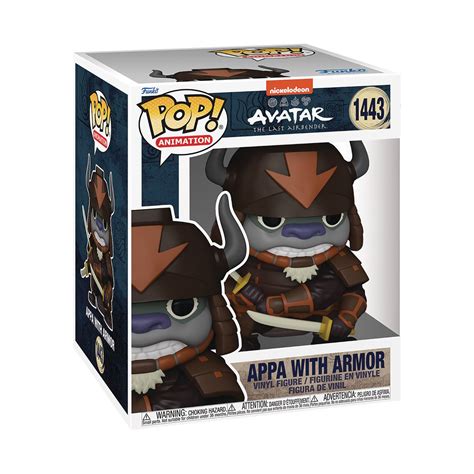 Jan239526 Pop Super Avatar Appa W Armor Previews World