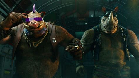 Teenage Mutant Ninja Turtles Out Of The Shadows Bebop And Rocksteady Interview YouTube