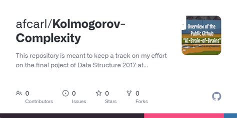 Github Afcarlkolmogorov Complexity This Repository Is Meant To Keep