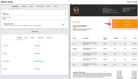 Difference Between Invoice Template And Generated Invoice Issue