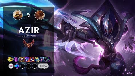 Azir Mid Vs Taliyah KR Grandmaster Patch 12 14 YouTube