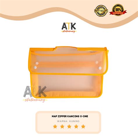 Map Plastik Zipper Bag Kancing X One Atk Lazada Indonesia