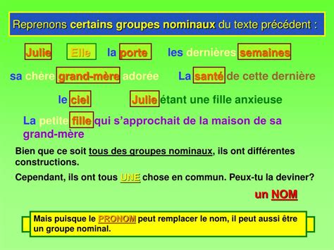 Ppt Le Groupe Nominal Powerpoint Presentation Free Download Id 1801544