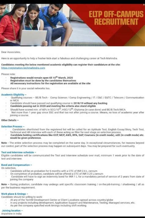 Sushree Sucharita Panda On Linkedin Freshersjob Techmahindra