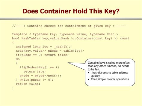 design of a hashtable and its iterators ppt download