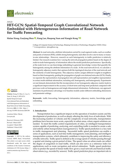 pdf hit gcn spatial temporal graph convolutional network embedded