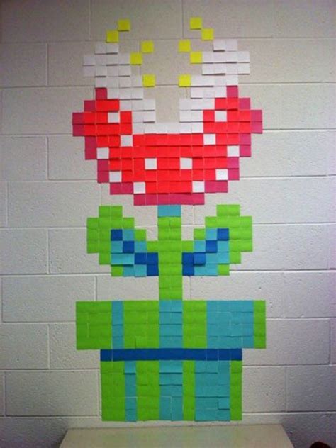 These Post It Note Pixel Arts Will Make You Smile Arte Post It