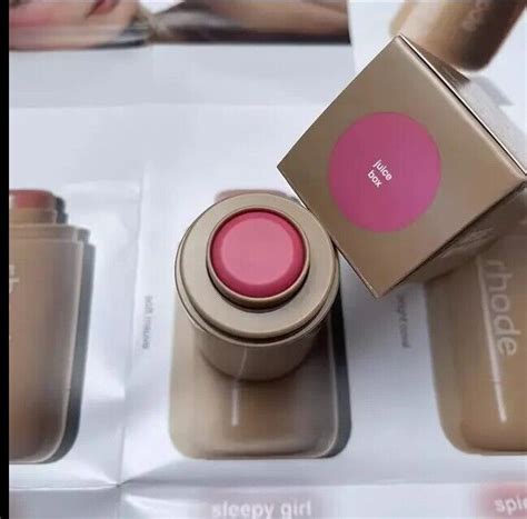 Rhode Pocket Blush Juice Box Full Size New Nib Hailey Bieber