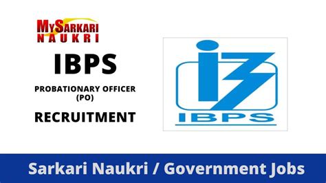 Ibps Po Notification Out For Po Mt Posts Mysarkarinaukri En