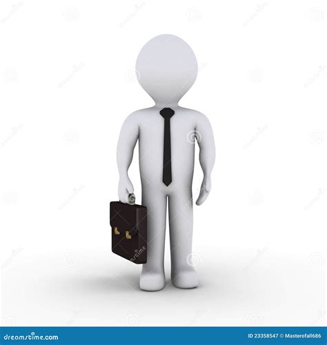 Businessman With Suitcase Stock Illustration Illustration Of Concept