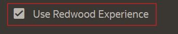 Oracle Eloqua Redwood Experience