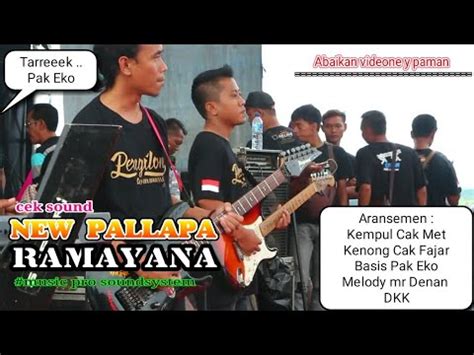 Cek Sound RAMAYANA Music Instrument NEW PALLAPA 22 YouTube