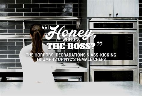 Horrors Of Being A Female Chef Nyc Female Chef Stories Thrillist