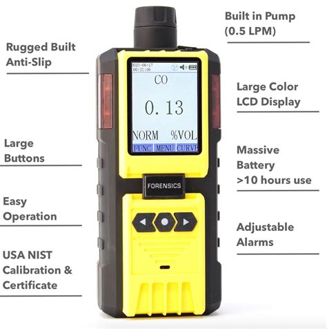 Exhaust Gas Analyzer Carbon Monoxide For Motorcycle Forklift