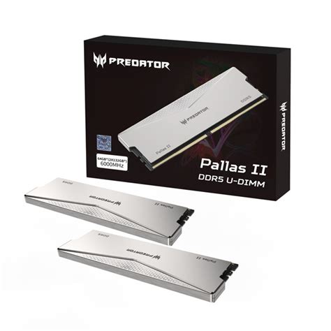 Memoria Ram Ddr5 Predator Pallas Ii 32gb 6000 Mt S Kit 2 X 16 Gris Pcmig
