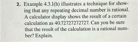 solved example 4 3 1 h ﻿illustrates a technique for showing