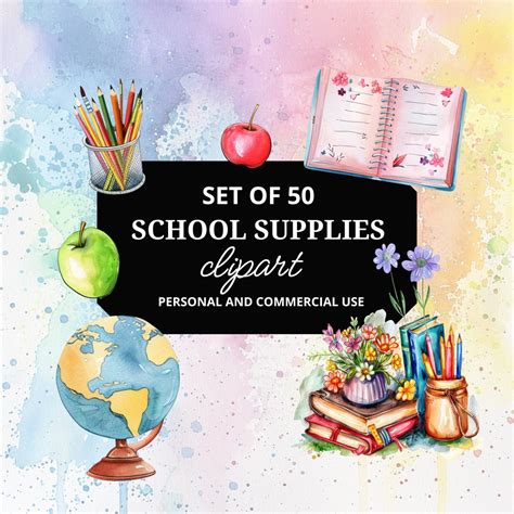 School Clip Art Clip Art For Teachers School Supply Clip Art Back To