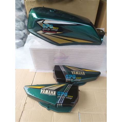 Jual TANGKI YAMAHA RX KING HIJAU BOTOL 2002 SET BOX AKI Shopee Indonesia