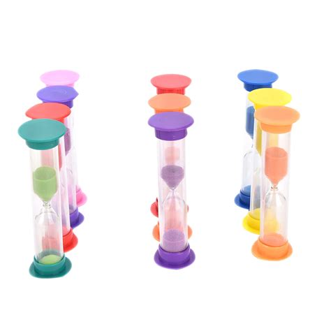 Colorful Hourglass Sandglass Sand Clock Timers Desktop Clock 1minutes