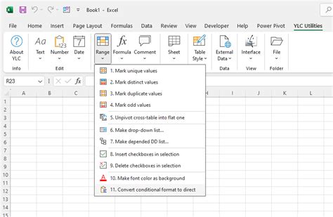 Convert Conditional Formatting Into Normal Utility For Excel Libreoffice Calc
