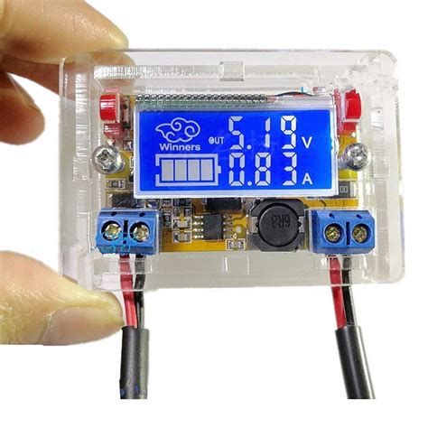 3a Dc Dc 直流可調降壓穩壓電源模組 液晶螢幕顯示 電壓 電流 開發實驗環境神器 多功能電源供電模組 台灣智能感測科技