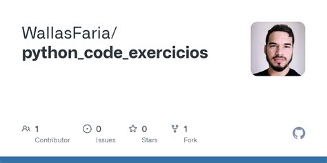Github Wallasfaria Python Code Exercicios