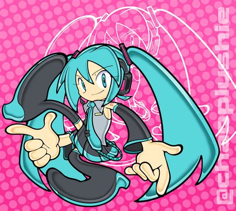 Hatsune Miku And Sonic