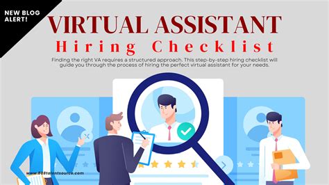 Virtual Assistant Hiring Checklist