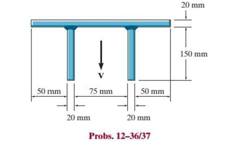 The Double T Beam Is Fabricated By Welding The Three Plates Together As