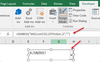 How To Create A Drop Down Calendar In Excel ExcelNotes