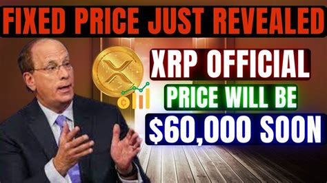 Xrp Update Xrp Official Fixed Price Just Revealed Xrp Latest News
