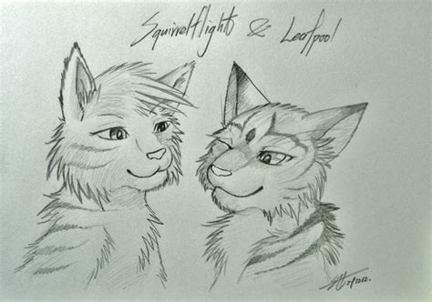 Warriors Squirrelflight And Leafpool By Marshcold On Deviantart