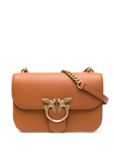 Pinko Logo Plaque Satchel Farfetch