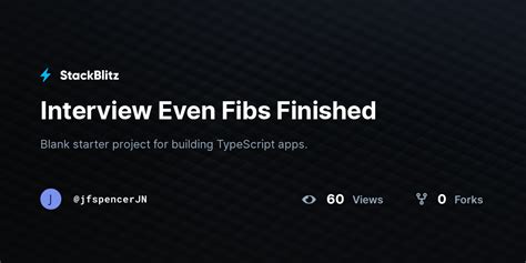 Interview Even Fibs Finished Stackblitz