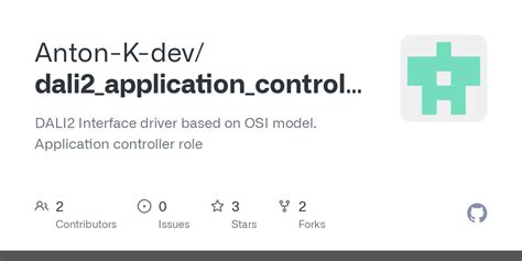 Github Anton K Devdali2applicationcontroller Dali2 Interface