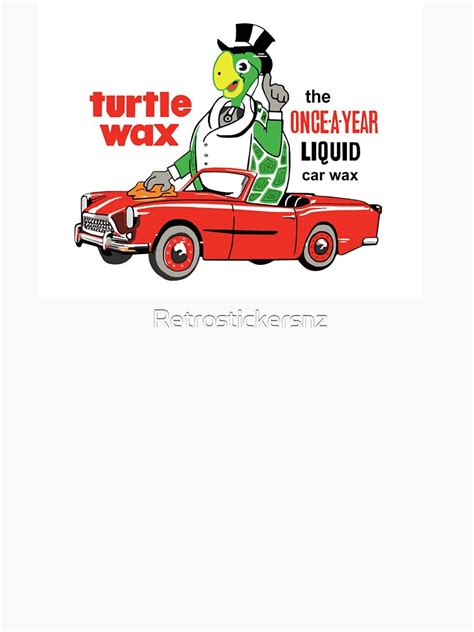 Turtle Wax T Shirt By Retrostickersnz Redbubble
