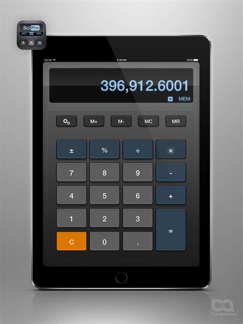 Sci Pro Calculator For Iphone Ipad Ipod Touch Digital Ambience