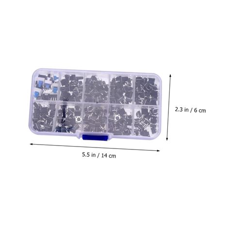 Angoily 180pcs Power Button Switcheroo Circular Board Push Button