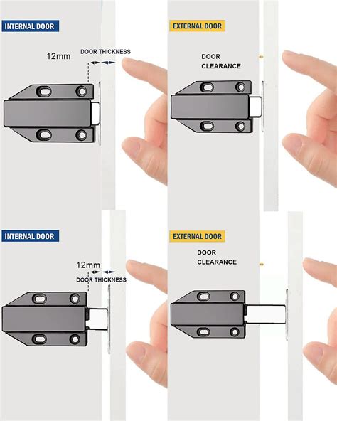 Push To Open Closure Magnet Magnetic Latch Push Door Lock 4 Pieces Push