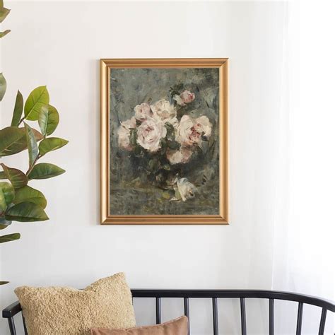 Vintage Rose Art Etsy
