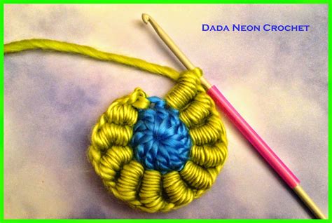 Dada Neon Crochet Bullion Stitch Tutorial My New Favourite Crochet